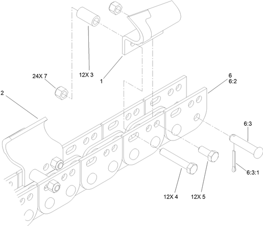 24 Inch by 4 Inch Soil Chain for Toro Dingo Trencher Attachment – toro ...