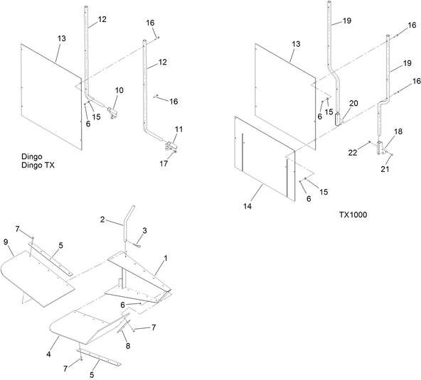 Toro Dingo Stump Grinder Attachment Chip Defector for Model 22429 with ...