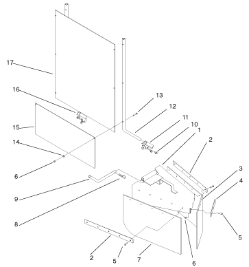 Toro Dingo Stump Grinder Attachment Chip Defector for Model 22429 with ...
