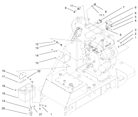 Toro Dingo 220 Electrical Parts Diagram for Model 22311 Built in the Y ...