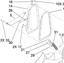 115-4841 - Reference Number 30 - Bolt – toro dingo parts online