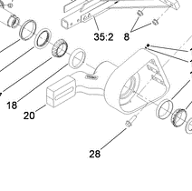 104-1931-03 - Reference Number 20 - Boom Mount – toro dingo parts online