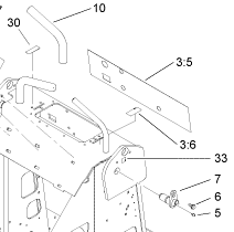 99-3157 - Reference Number 3:5 - Control Panel Decal – toro dingo parts ...
