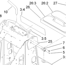 108-9733 - Reference Number 3:4 - Control Panel Decal – toro dingo ...