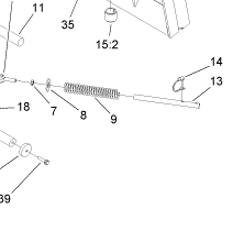 100-1663 - Reference Number 14 - Hitch Pin – toro dingo parts online