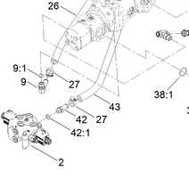 144-4351 - Reference Number 43 - Hydraulic Hose – toro dingo parts online