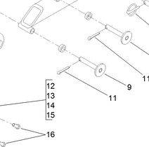 100-6271-03 - Reference Number 9 - Pin – toro dingo parts online