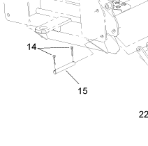 108-5659 - Reference Number 15 - Pivot Pin – toro dingo parts online
