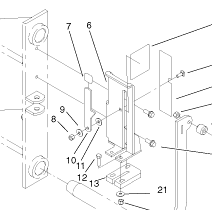 100-1665 - Reference Number 6 - Plate – toro dingo parts online