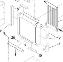 139-0774 - Reference Number 6 - Radiator – toro dingo parts online