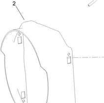 140-1833 - Reference Number 2 - Radiator Shroud – toro dingo parts online