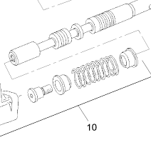 110-0050 - Reference Number 10 - Spool Positioner Kit – toro dingo ...
