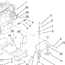 3256-24 - Reference Number 6 - Washer – toro dingo parts online